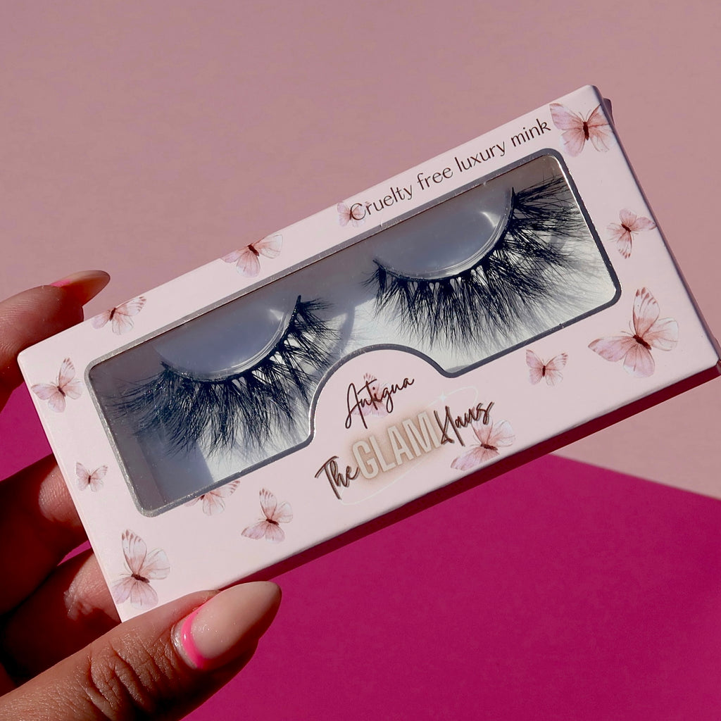 Antigua Luxury Mink | Luxury False Lashes | The Glam Haus – the glam haus