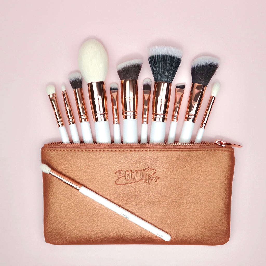 12 piece Essentials Brush Set – the glam haus